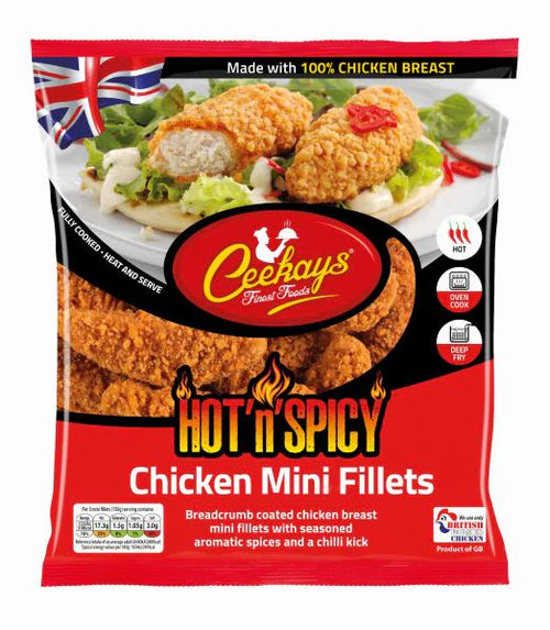 Ceekay’s Hot N Spicy Breaded Chicken Mini Fillets – Pak Halal Meat