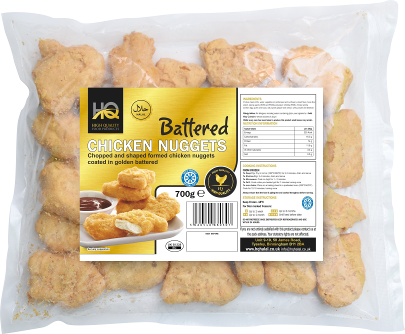 HQ Battered Chicken Nuggets – Pak Halal Meat