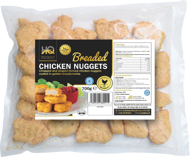 HQ Breaded Chicken Nuggets – Pak Halal Meat